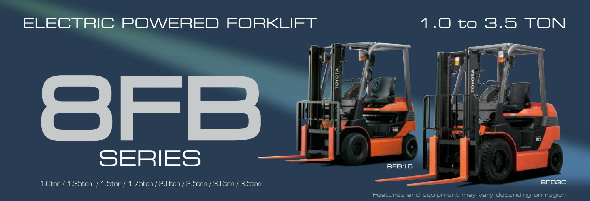 Toyota 8 series 4 Wheel Electric CB 1.0t - 3.5t - Toyota Material Handling Warehouse Solutions